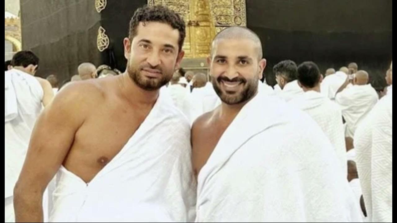 أحمد سعد وعمرو سعد يؤديان مناسك العمرة ام الدنيا Youtube