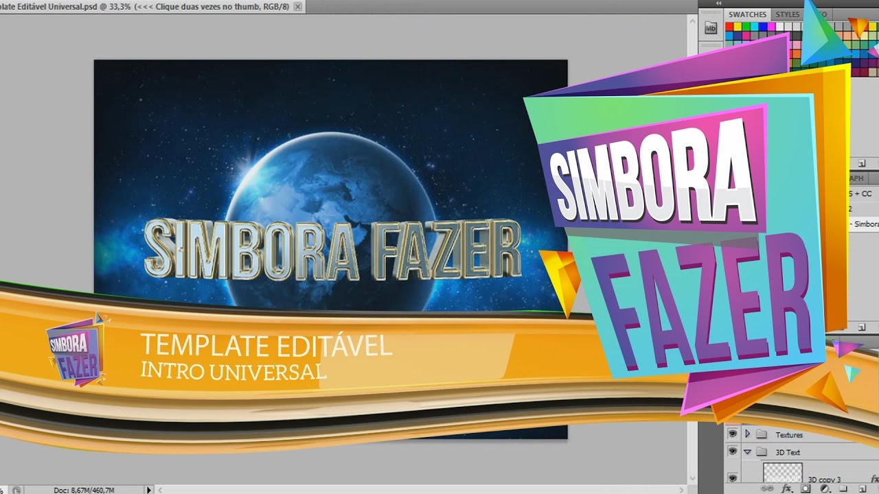 VÍDEO COMO USAR TEMPLATE EDITÁVEL INTRO UNIVERSAL STUDIOS + BÔNUS ...