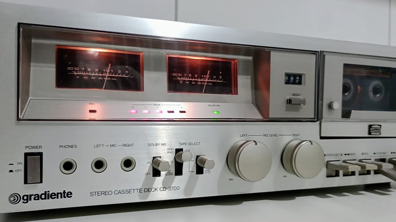Tape Deck Gradiente CD-3700 Raridade Revisado (RESERVADO) - YouTube