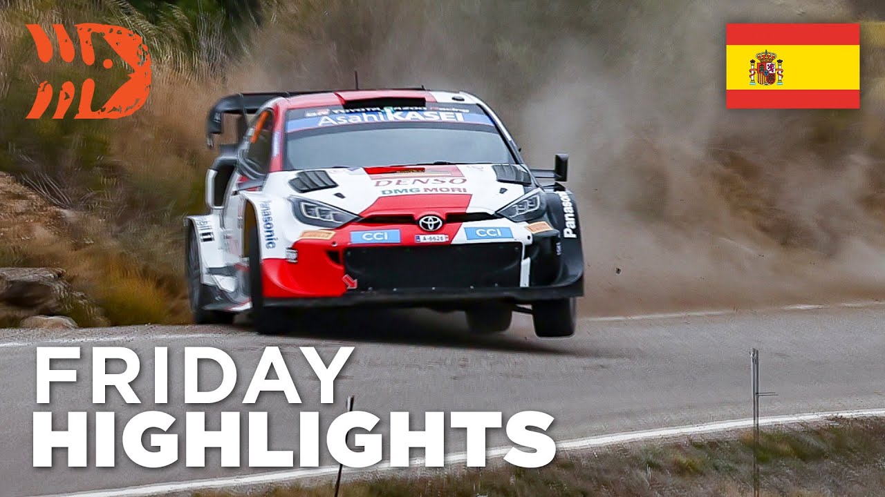 Ogier Storms to the Front - WRC Rally Spain 2022 Friday Highlights ...