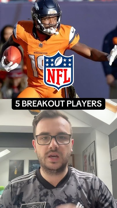 5 NFL breakout players! Who do you think will have a big season? #nfl # ...