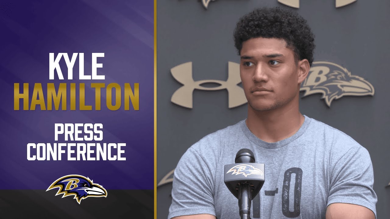 Kyle Hamilton Doesn't Feel Locked Into One Position | Baltimore Ravens ...