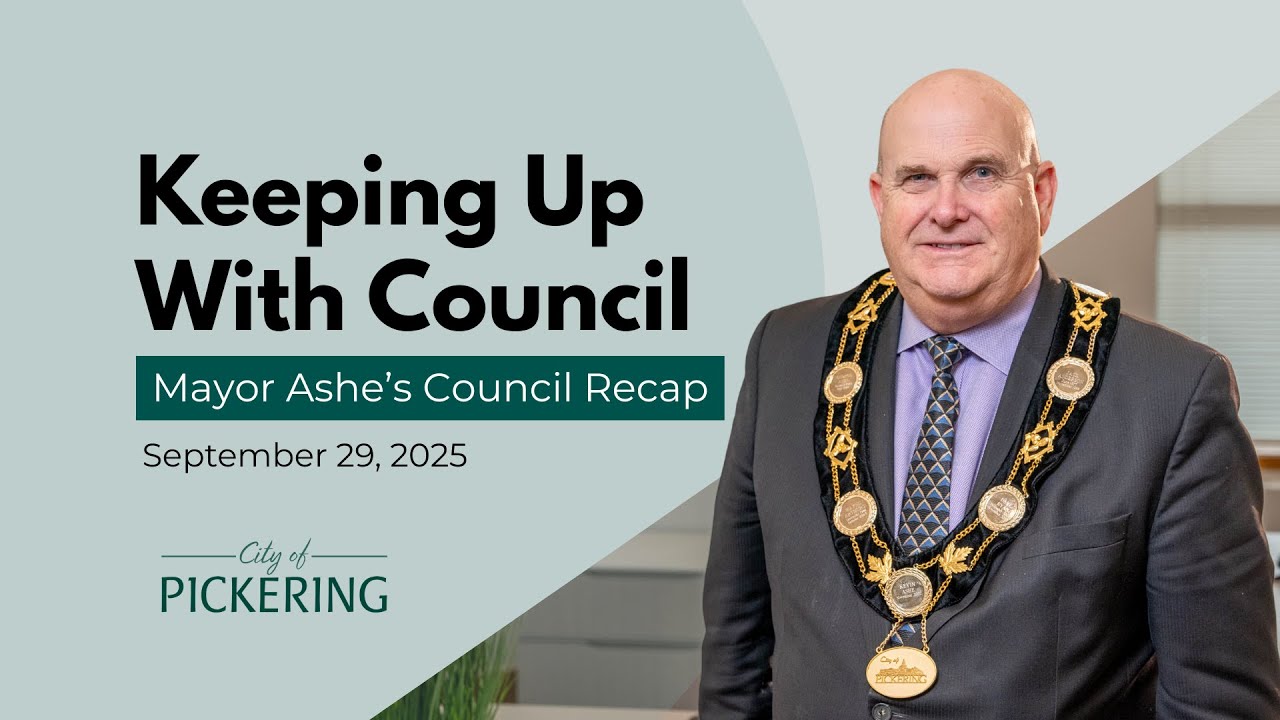 Keeping up with Council | Mayor Kevin Ashe | September 29 2025 ...