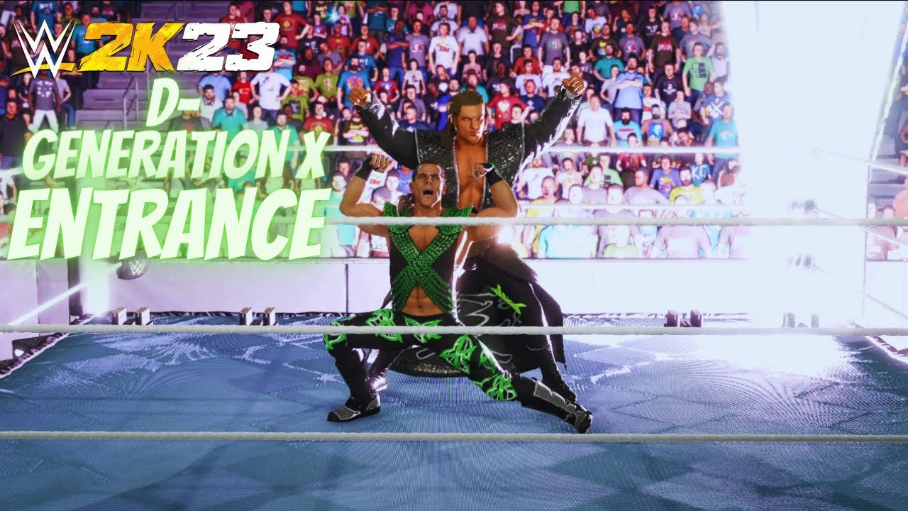 WWE 2K23 D-GENERATION X THEME SONG & ENTRANCE - YouTube