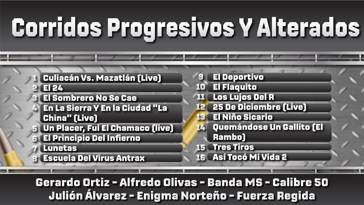 Corridos Progresivos Y Alterados #corridosprogresivos # ...