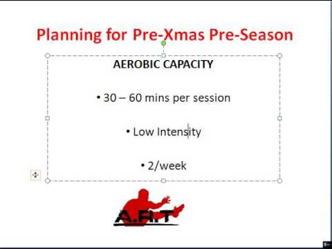 AFL Training - Pre-Xmas Pre-Season Training for Players - YouTube