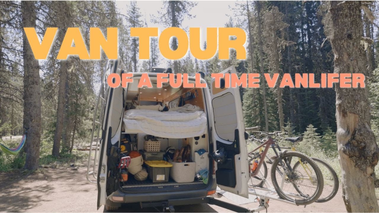 Van Tour - Full-time Van Life (Sprinter 144WB) - YouTube