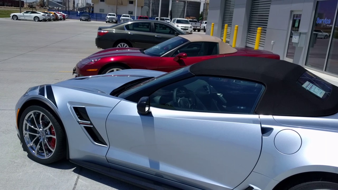 2017 Sterling Blue Metallic Grand Sport Corvette - YouTube