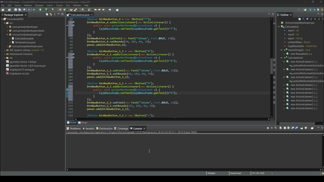 22 Calculadora Con JFrame Eclipse - YouTube