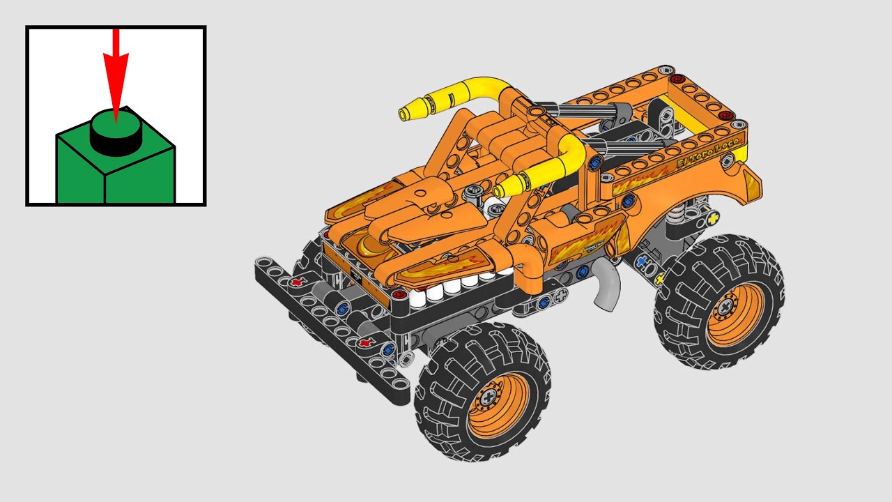 LEGO Technic 42135, Monster Jam El Toro Loco - building instructions ...