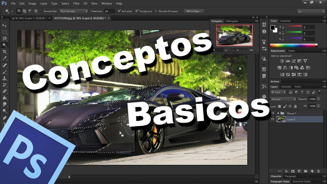 Photoshop CS6 Conceptos Basicos [Tutorial nº1] - YouTube