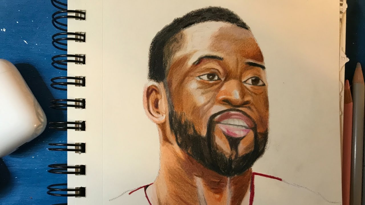 Drawing Dwyane Wade - YouTube