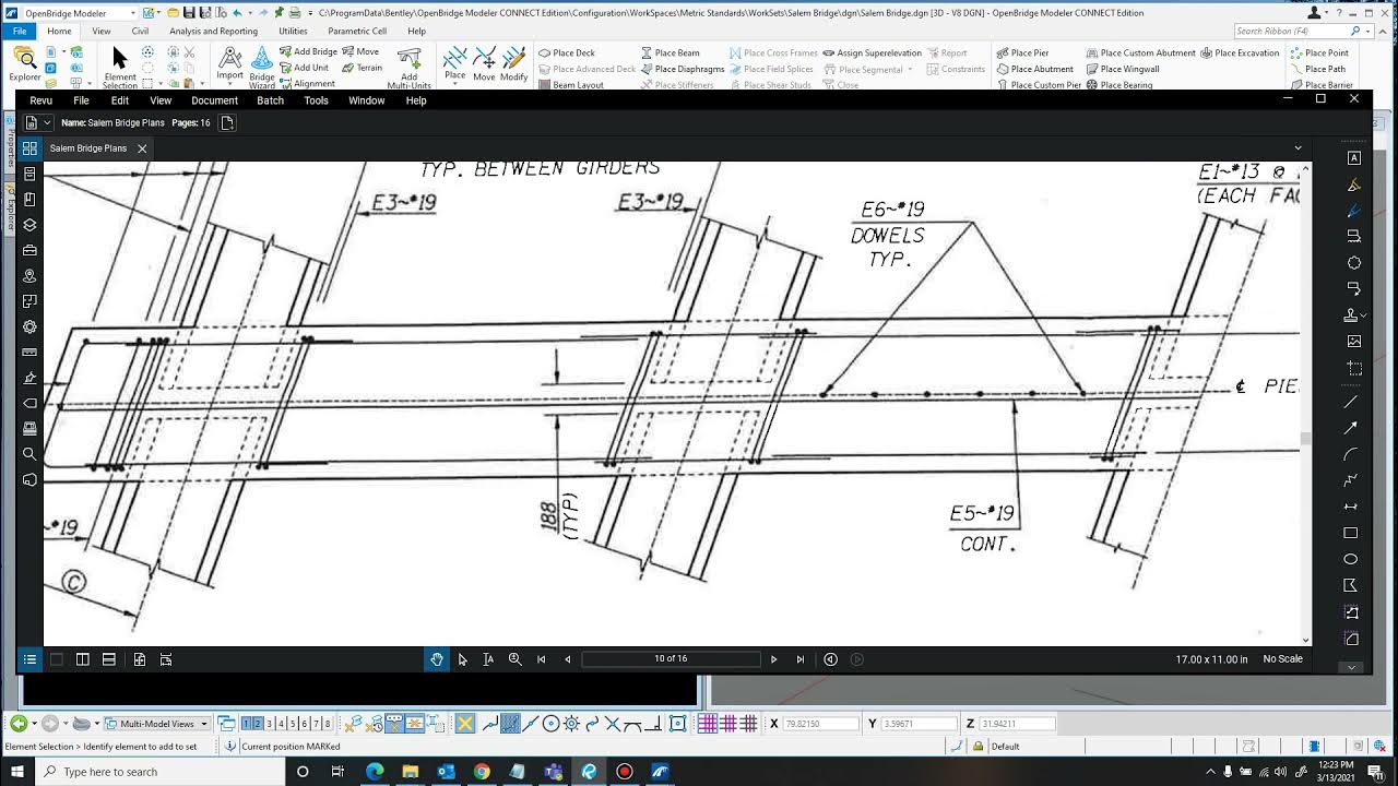 OpenBridge Modeler Tutorial 4 - Beams - YouTube