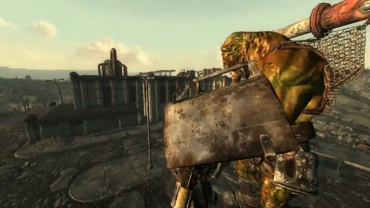 Fallout 3 - Giant vs Mega Behemoth - YouTube