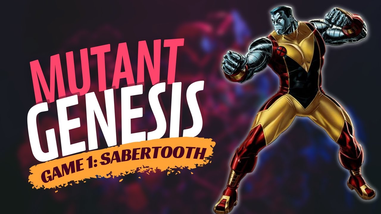 Mutant Genesis Campaign: Game 1 - Sabertooth - YouTube