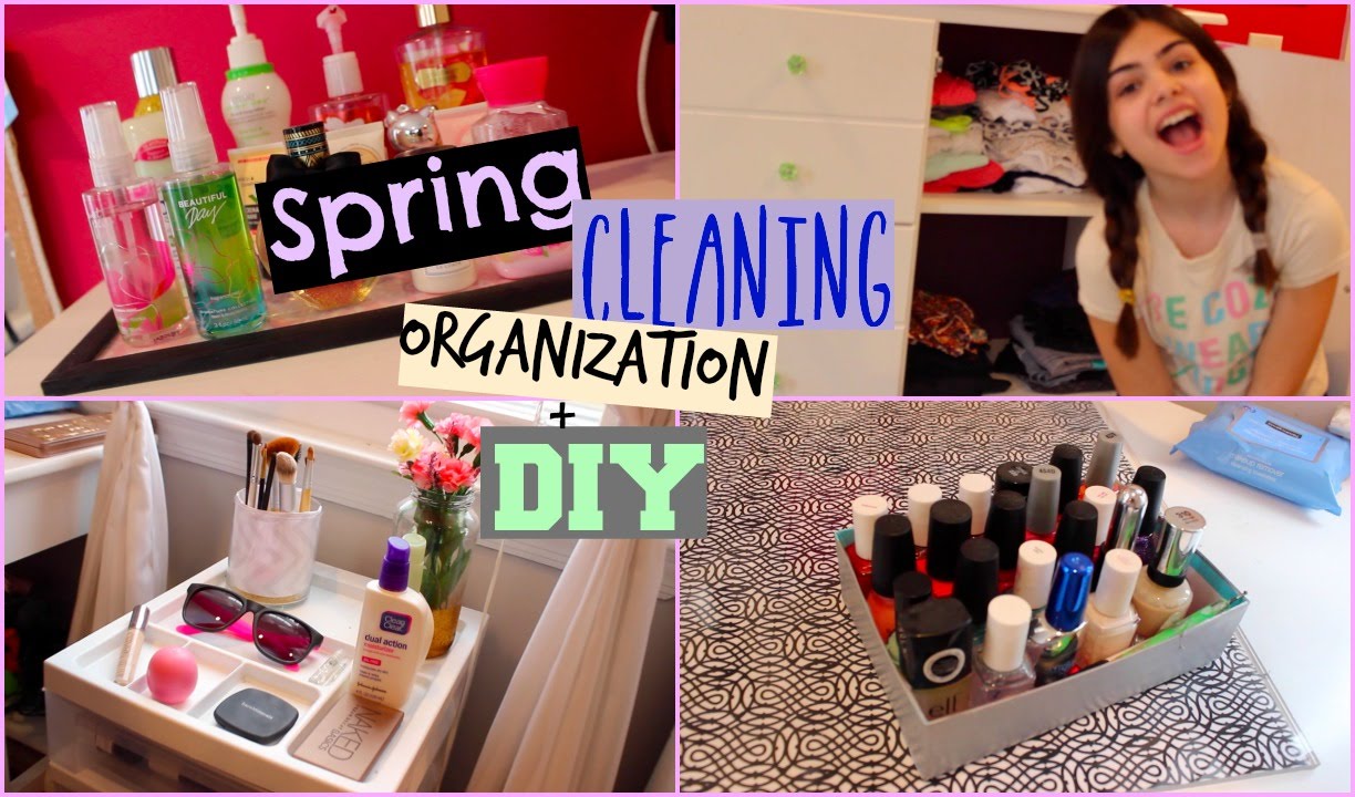 Spring Cleaning! Organization Tips+DIY - YouTube