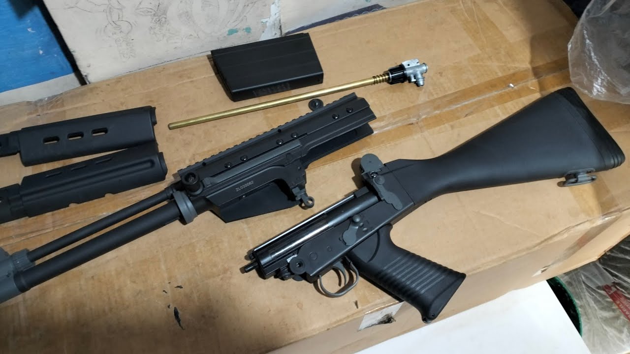 Very easy assembling FN FAL SA58 Traditional Carbine Profile Airsoft ...