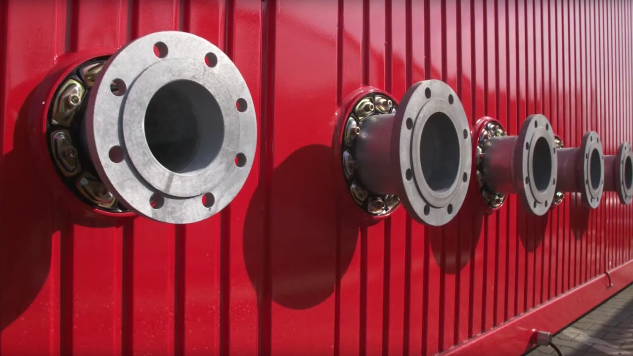 Pump station SIMPLEX WideRange HD for fuel depot with emergency power ...