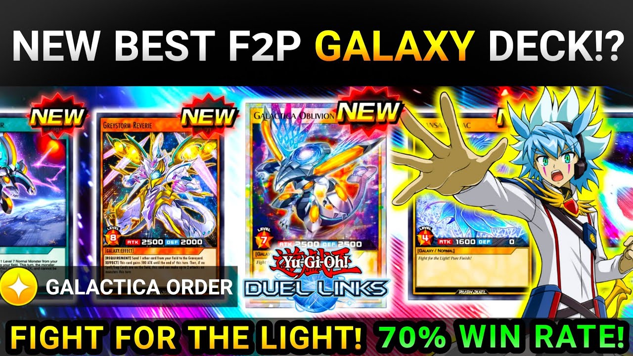 YUDIAS & HIS GALAXY DECK ARRIVES IN RUSH DUEL! | BEST F2P GALAXY DECK!? [Yugioh Duel Links ...
