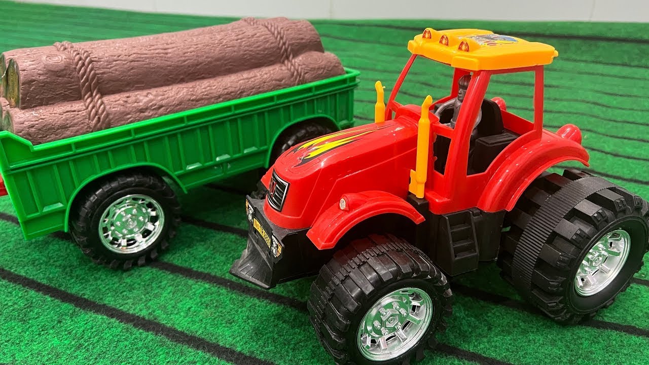 Tractor Trolly Loading! TOYS - YouTube