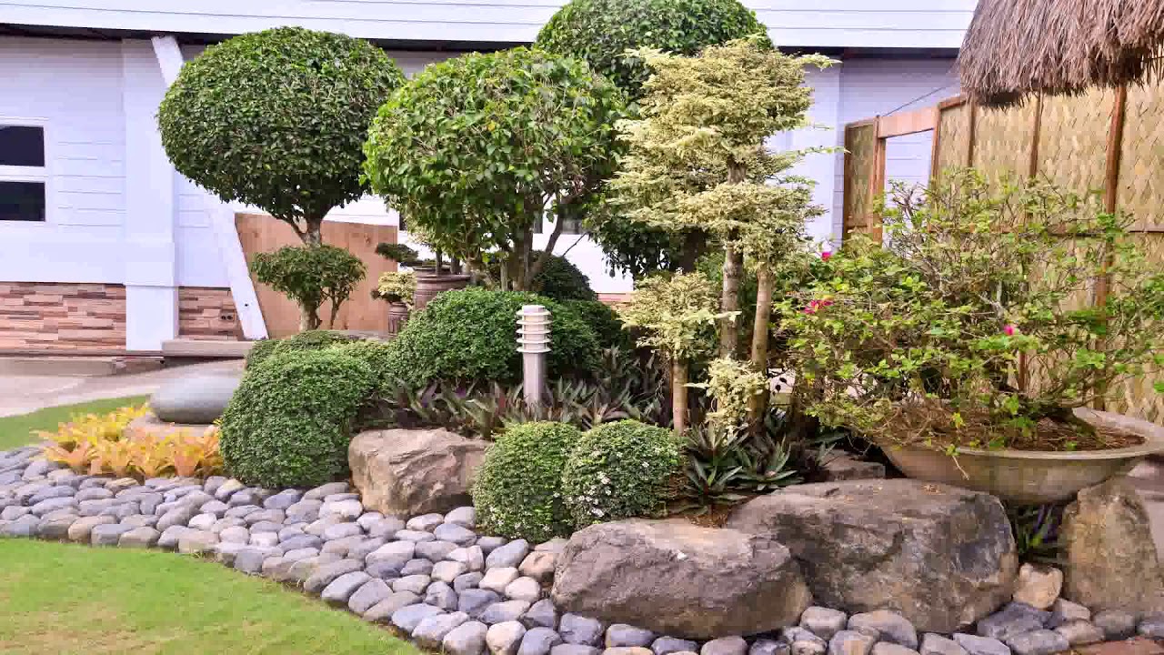 Landscape Ideas With River Rocks - YouTube