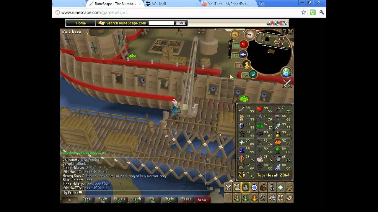 Runescape Pking setup - YouTube