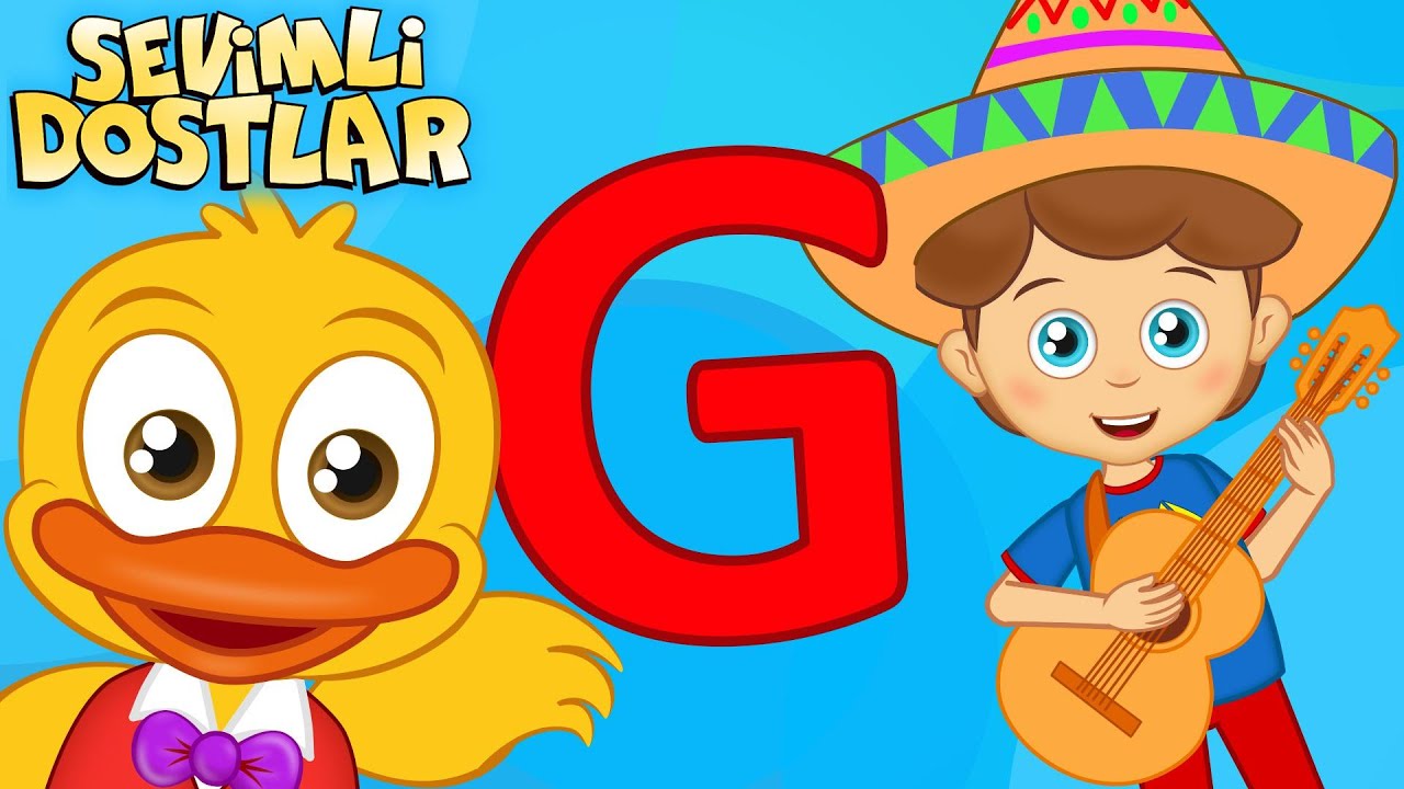 G Harfi (YENİ) ABC Alfabe 📚 | Harfleri Öğreniyorum | Bebek ve Çocuk ...