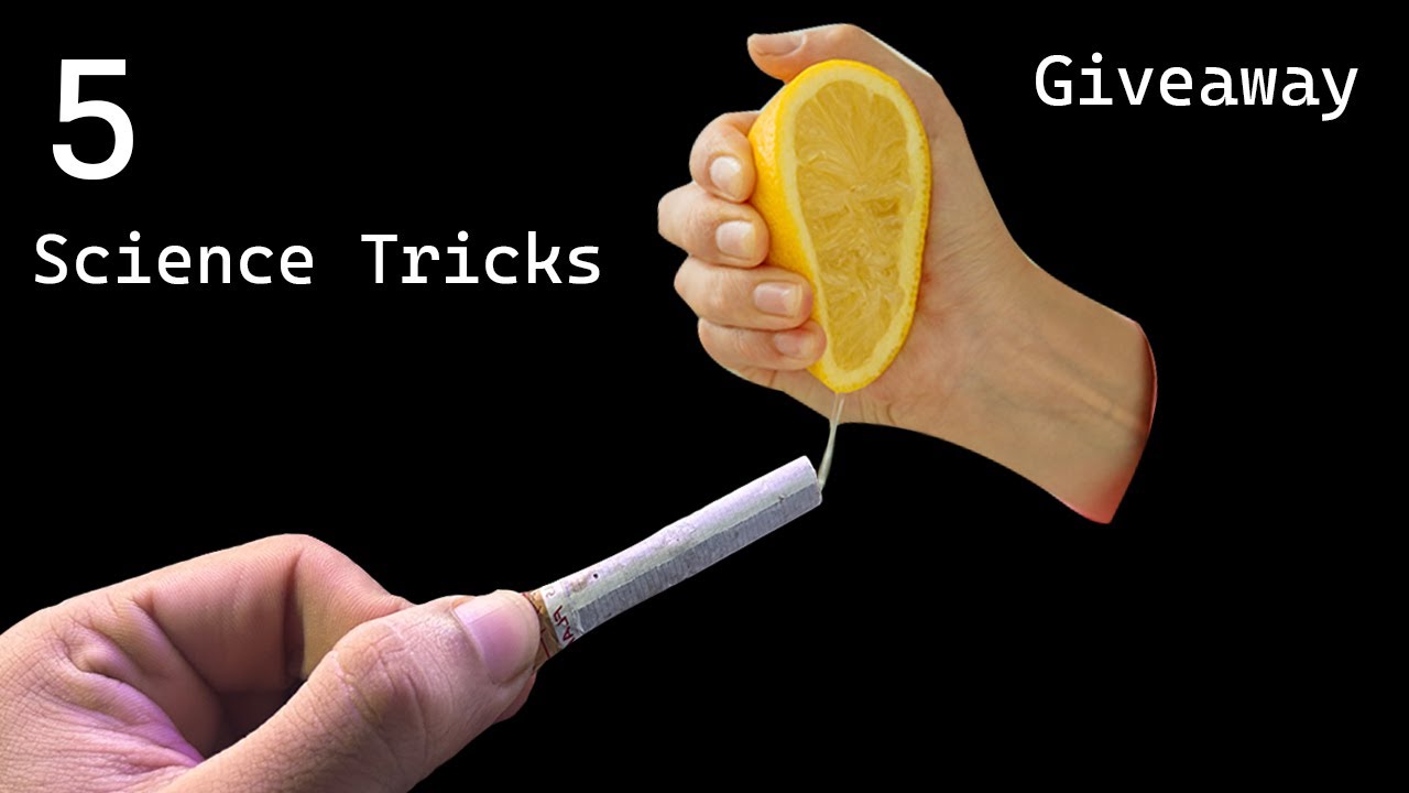 5 Science Easy experiments and Magic Tricks || Its Work !! Magical ...