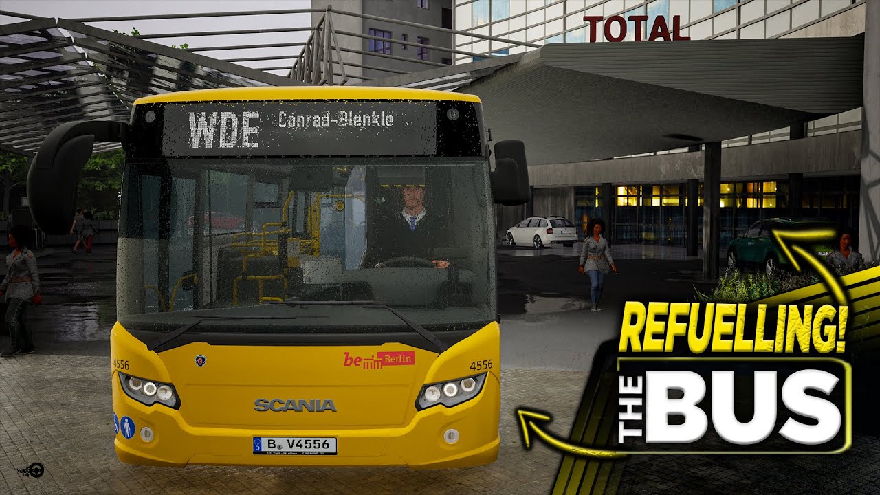 The Bus 2021 Gameplay 1.7 BETA - Refuelling! | Fuel Station to City ...