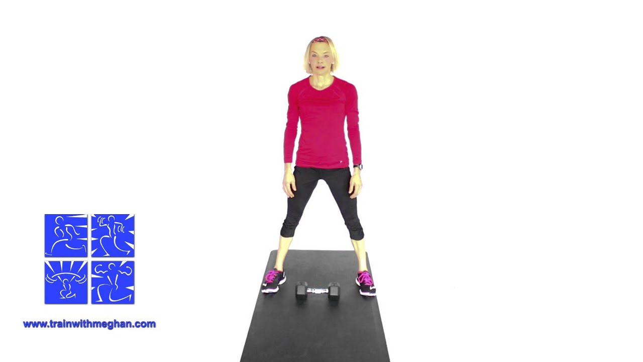 Floor To Overhead Press With Dumbbell - YouTube