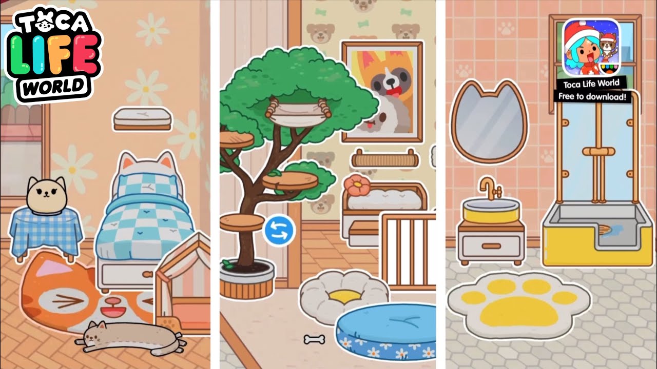 NEW FLUFFY PET HOME DESIGNER 💖in Tocalifeworld | New update toca boca ...