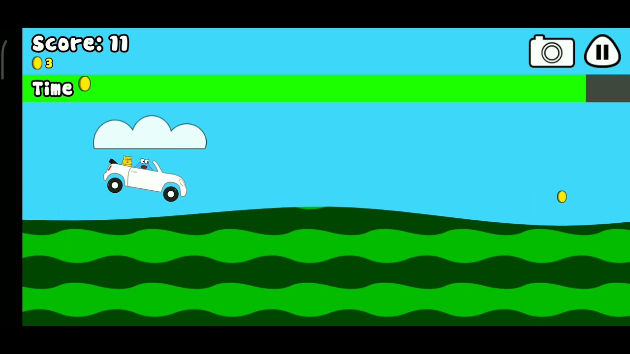 Pou fly with the car #pou #game #funny #play #games #car - YouTube