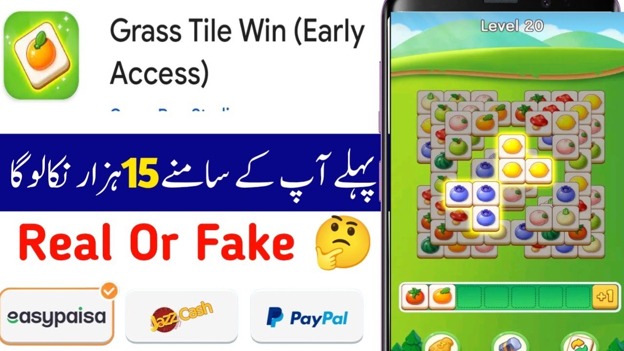 Grass Tile Win App withdrawal | Grass Tile Win App Real or Fake | Grass Tile Win App Use kaise ...