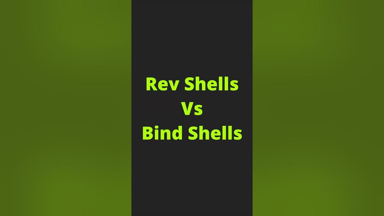Day 15: Reverse Shells VS Bind Shells - YouTube