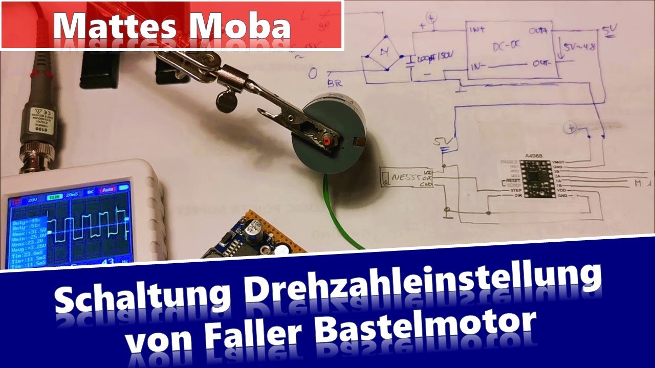 Schaltung für Drehzahleinstellung von Faller Synchron Bastelmotor 629 ...