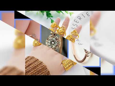 Jodha gold ring with weight/rajasthani ring design - YouTube
