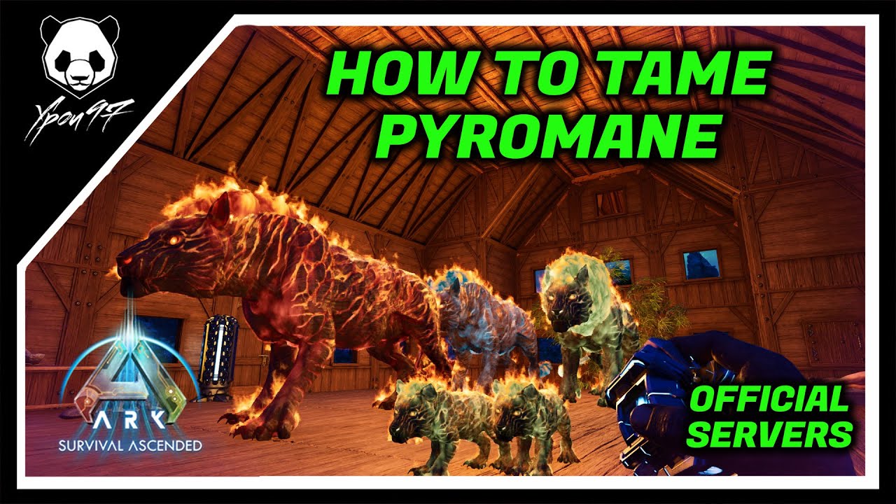How To Tame The Pyromane In The Center - In Official Servers | ARK ...