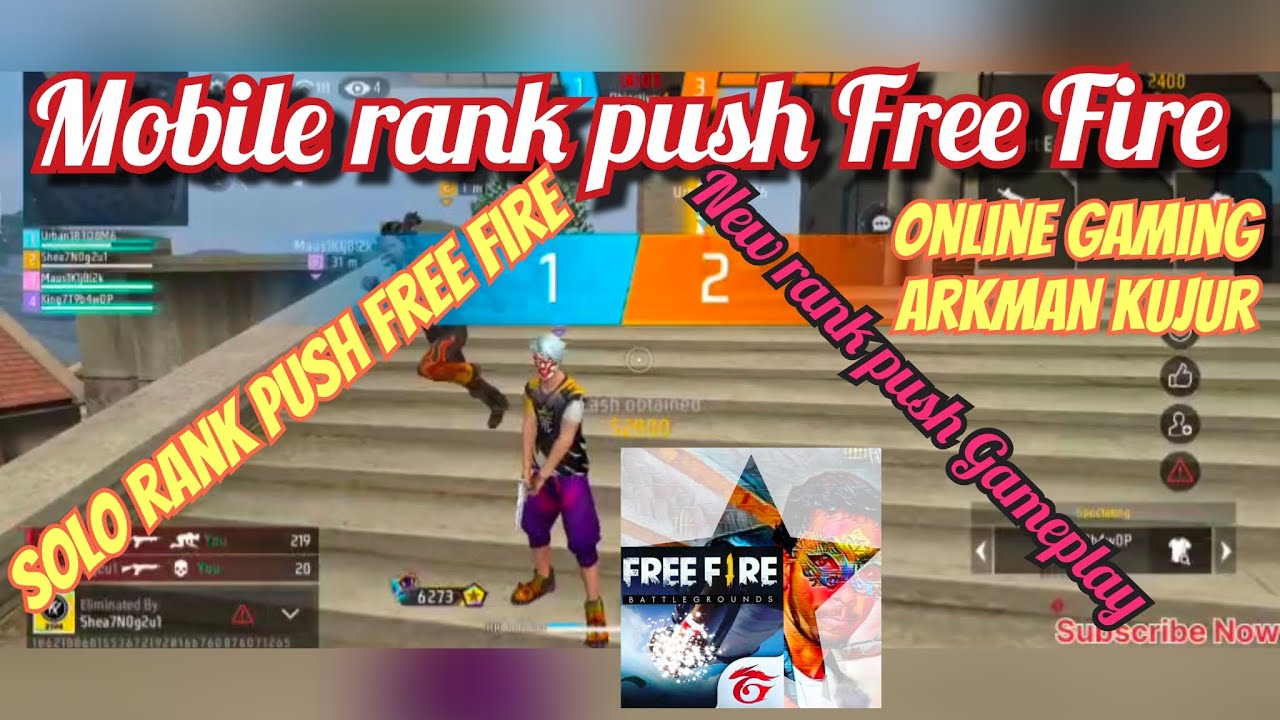 Mobile rank push new Free Fire gameplay online Gaming/Solo rank push FF ...