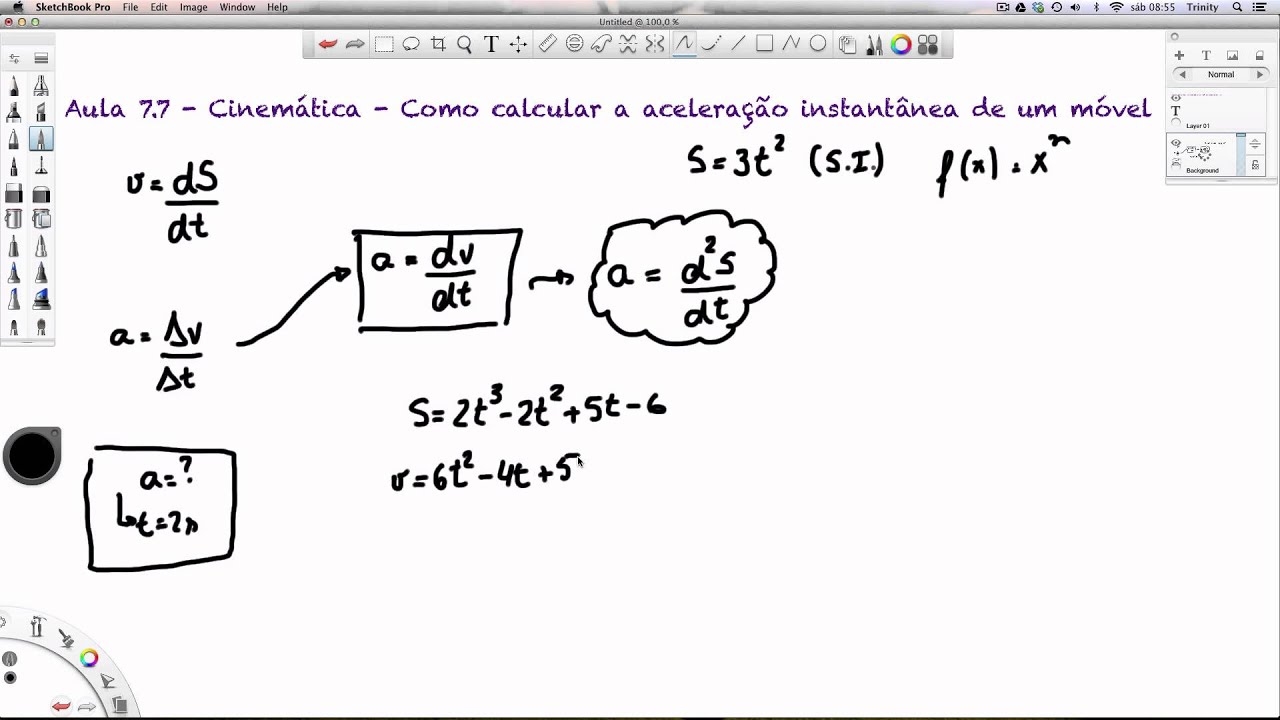 Formula da cinematica - propertiesmens