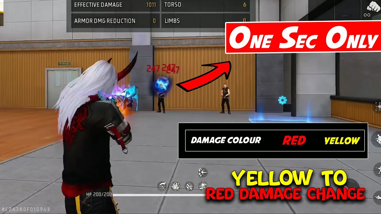 RED DAMAGE | CHANGE DAMAGE INDICATOR RED ♥️ - YouTube