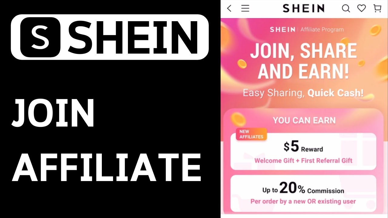 How To Join Shein Affiliate Program - YouTube