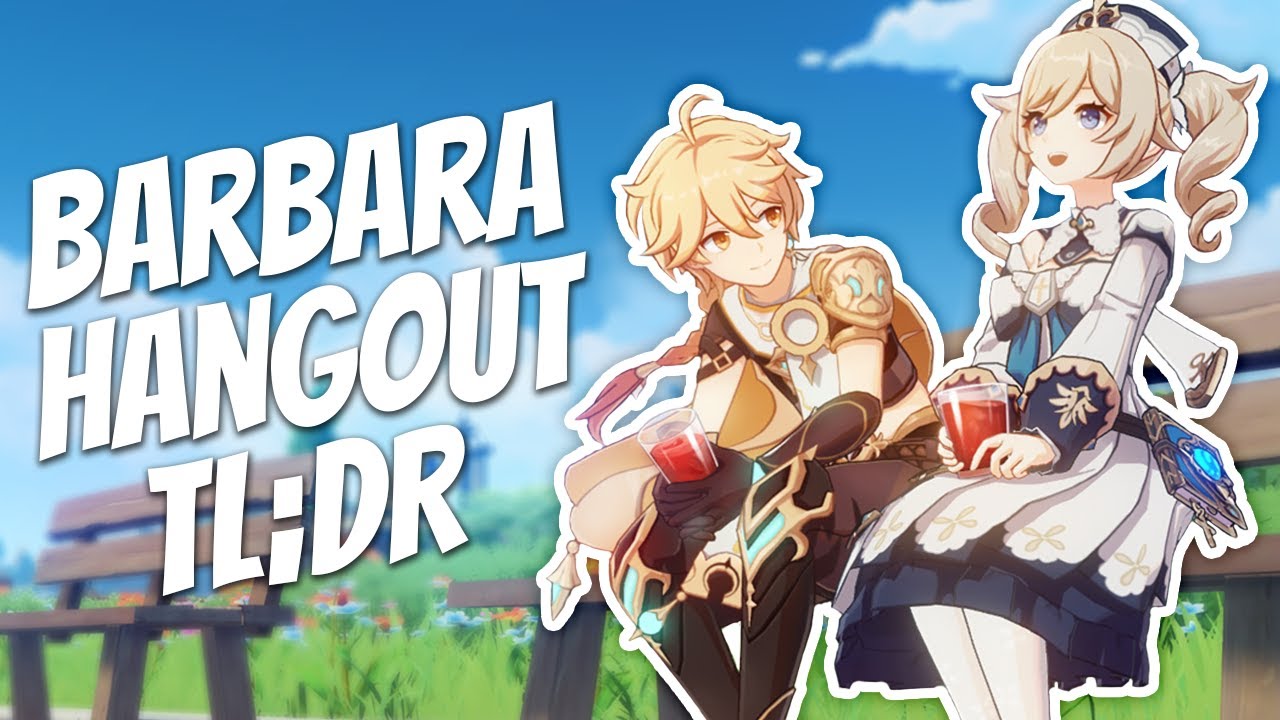 Genshin Impact - Barbara Hangout - TL;DR - All Endings Guide - YouTube