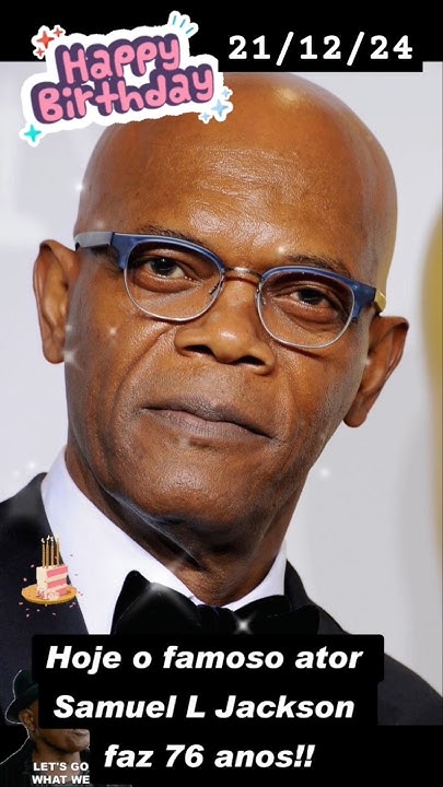 O ator Samuel L.Jackson o rei das bilheterias do cinema faz niver hj!#parabéns#samuelljackson# ...