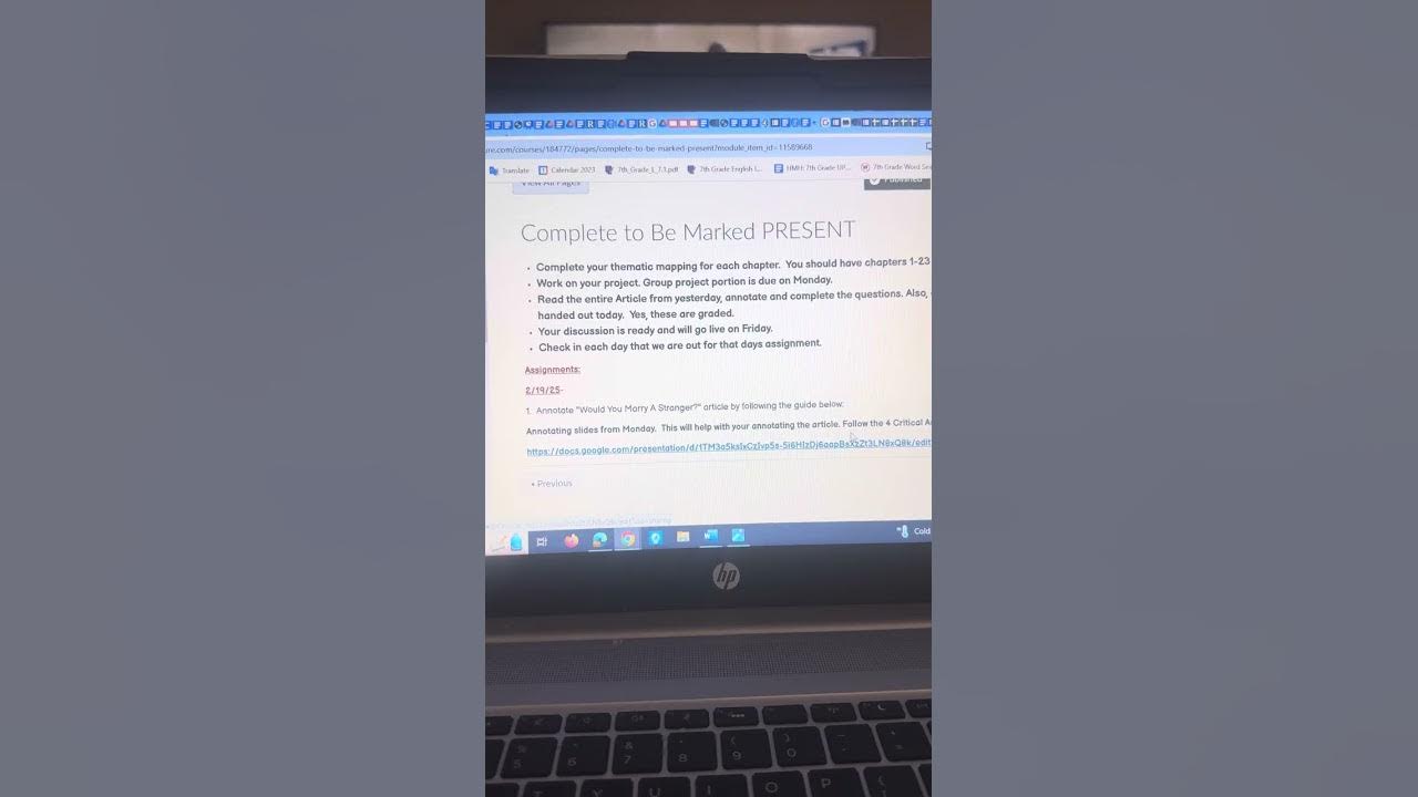 8th Grade ELA 2025 - Remote Learning (February) - YouTube