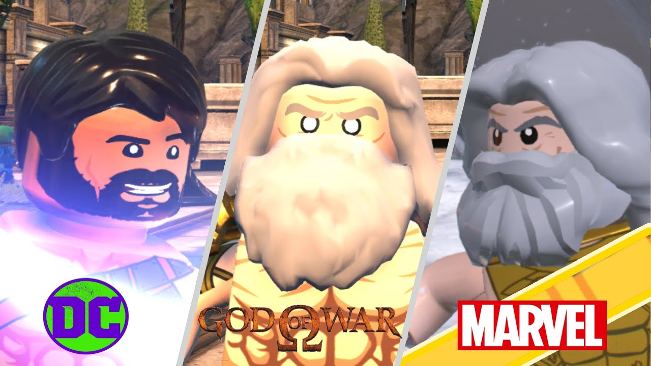 Zeus From EVERY UNIVERSE In LEGO Video Games W / MODS - YouTube