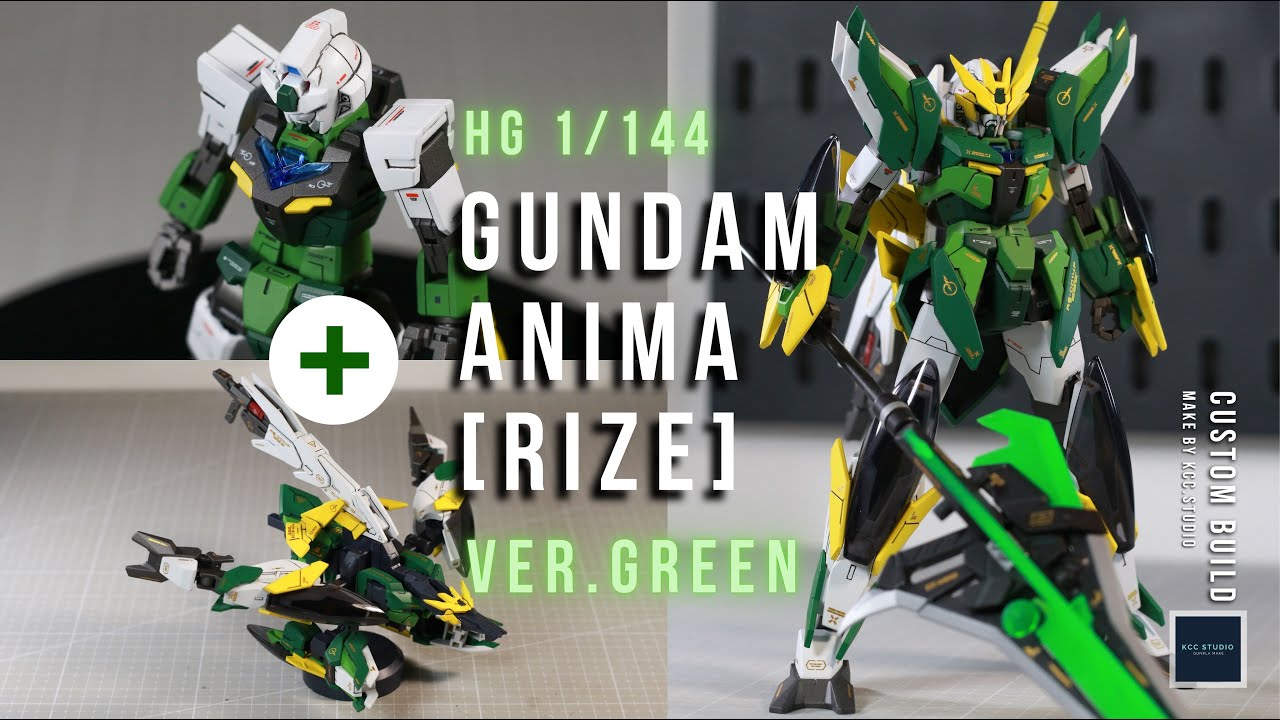 [新手砌模型/Rookie Build Gunpla] Custom Build - HG 1/144 Gundam Anima [Rize ...