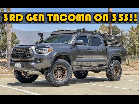 HOW TO FIT 35s ON A TACOMA + WHAT THEY DONT TELL YOU WATCH BEFORE YOU ...