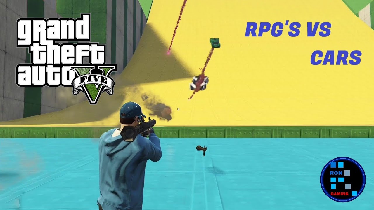 GTA V | Bowling Rpg's Vs Cars Fun Gameplay - YouTube