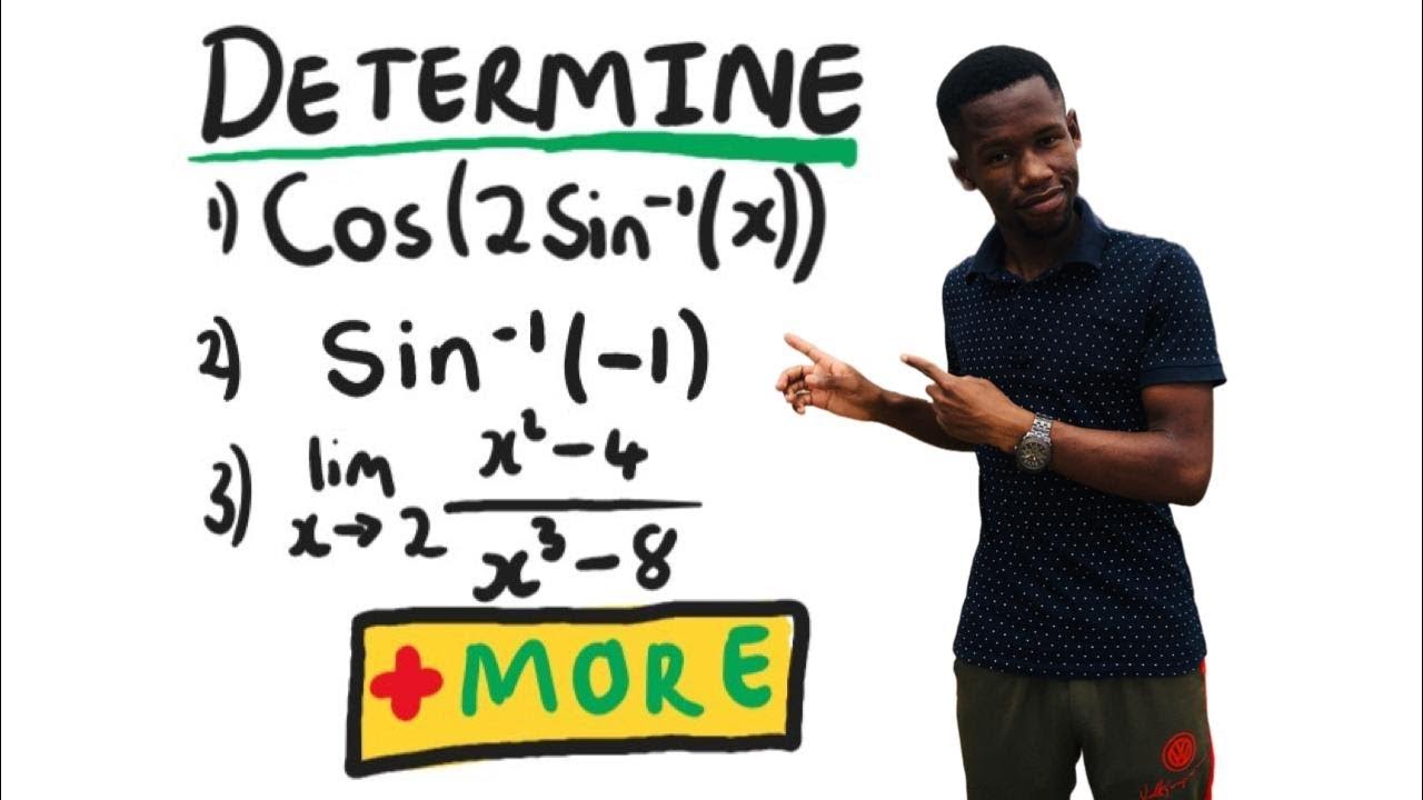 How to Find the equation of the inverse Function | Inverse Trigonometric Functions | Limits and ...