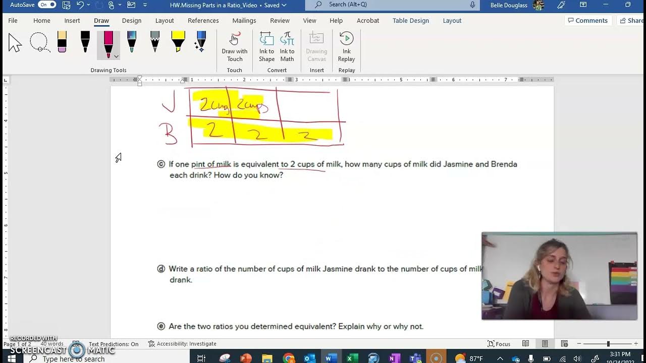 Unit 4 Lesson 4 Homework - YouTube